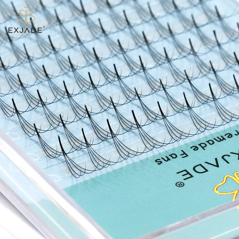 Narrow Fans 4D Heat-bonded Thin Base Premade Volume Fans (16 rows）_EJLASH